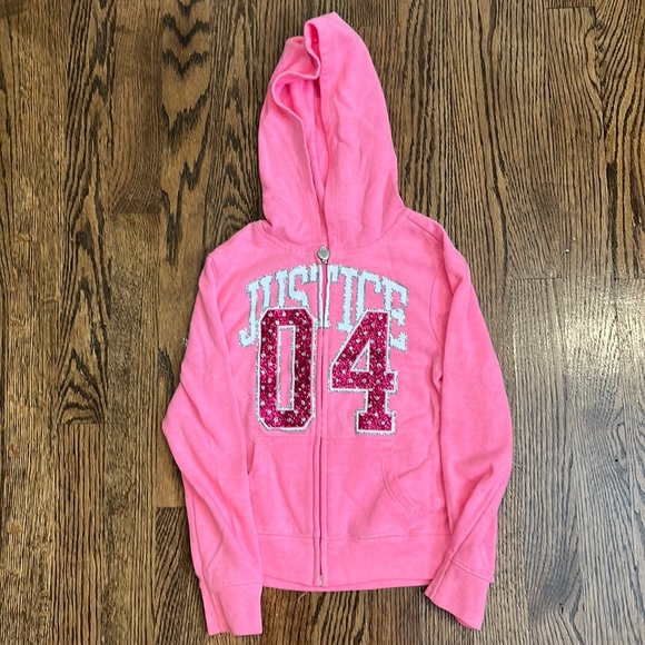 Justice | Shirts & Tops | Justice Little Girls Zip Up Sweater | Poshmark